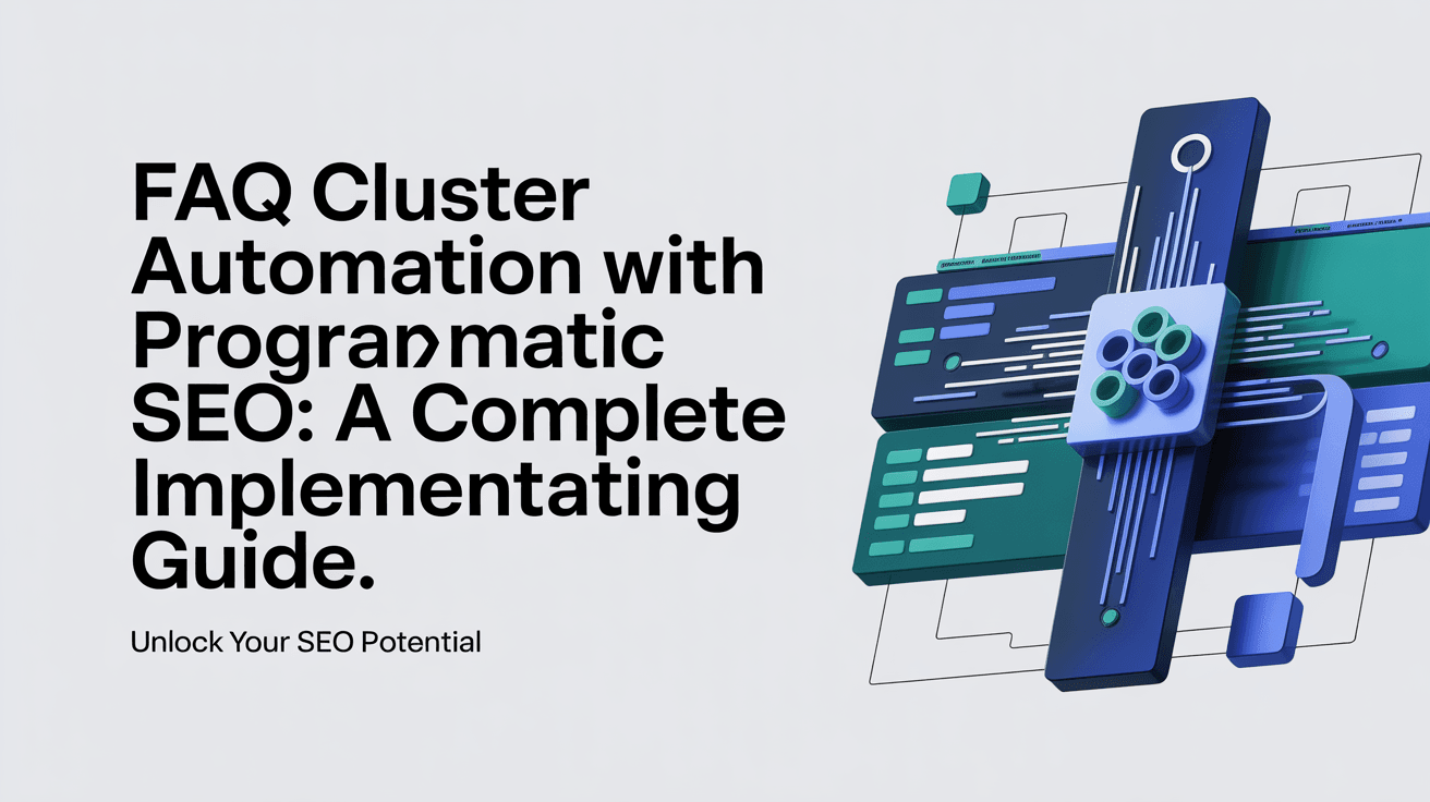 FAQ Cluster Automation with Programmatic SEO: A Complete Implementation Guide