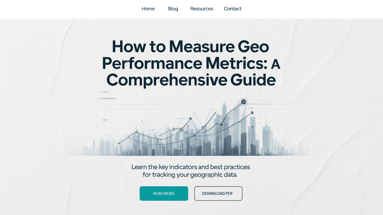 How to Measure GEO Performance Metrics: A Comprehensive Guide