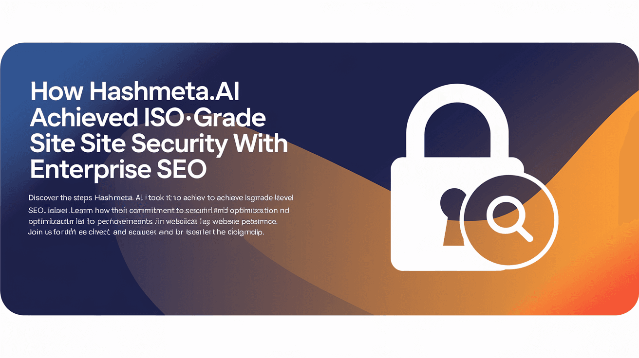 How Hashmeta.ai Achieved ISO-Grade Site Security with Enterprise SEO